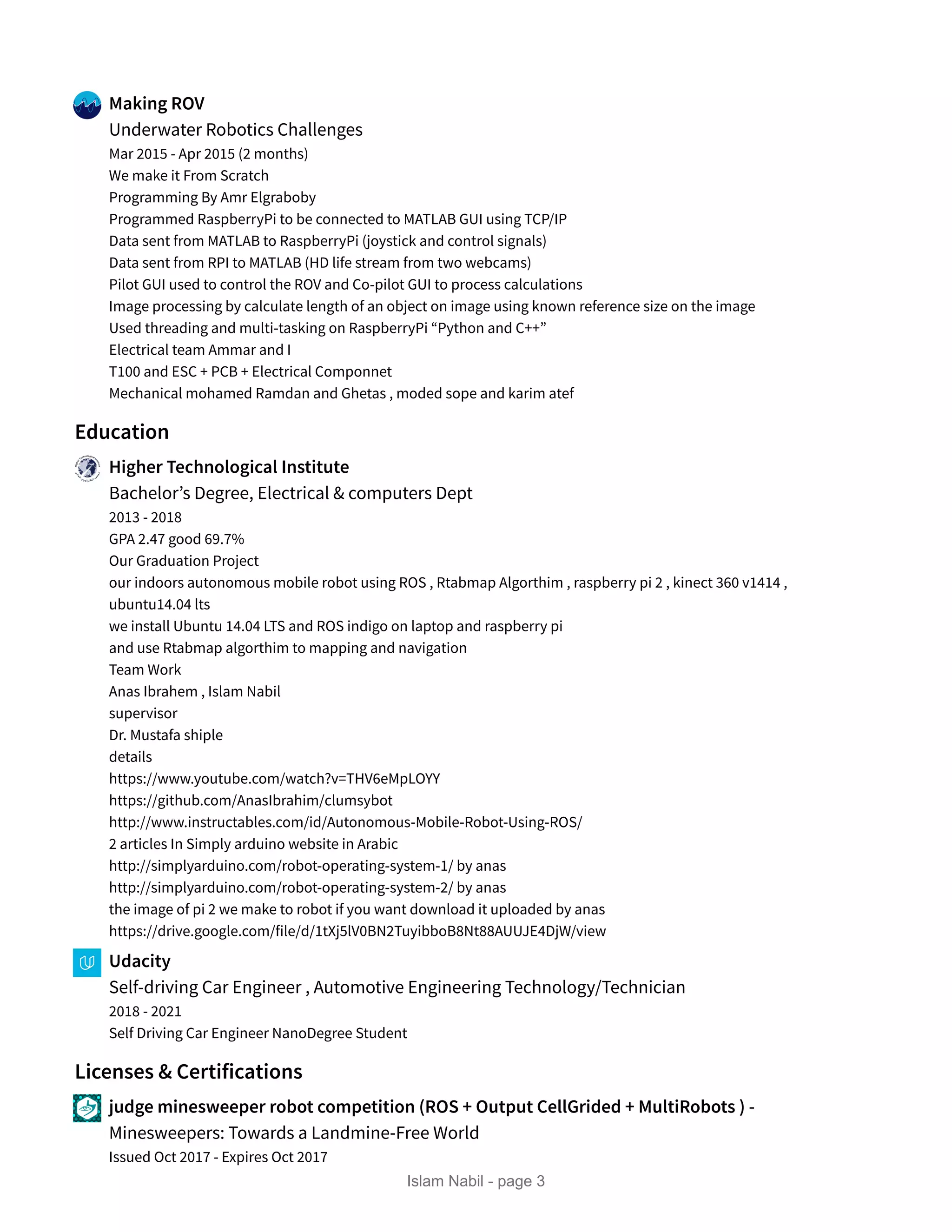 Resume islam-nabil | PDF