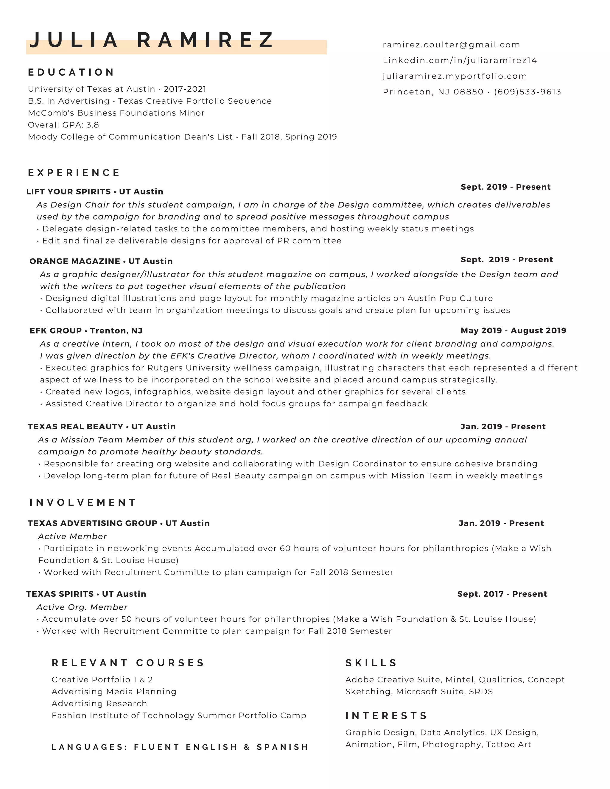 Julia Ramirez - Resume | PDF