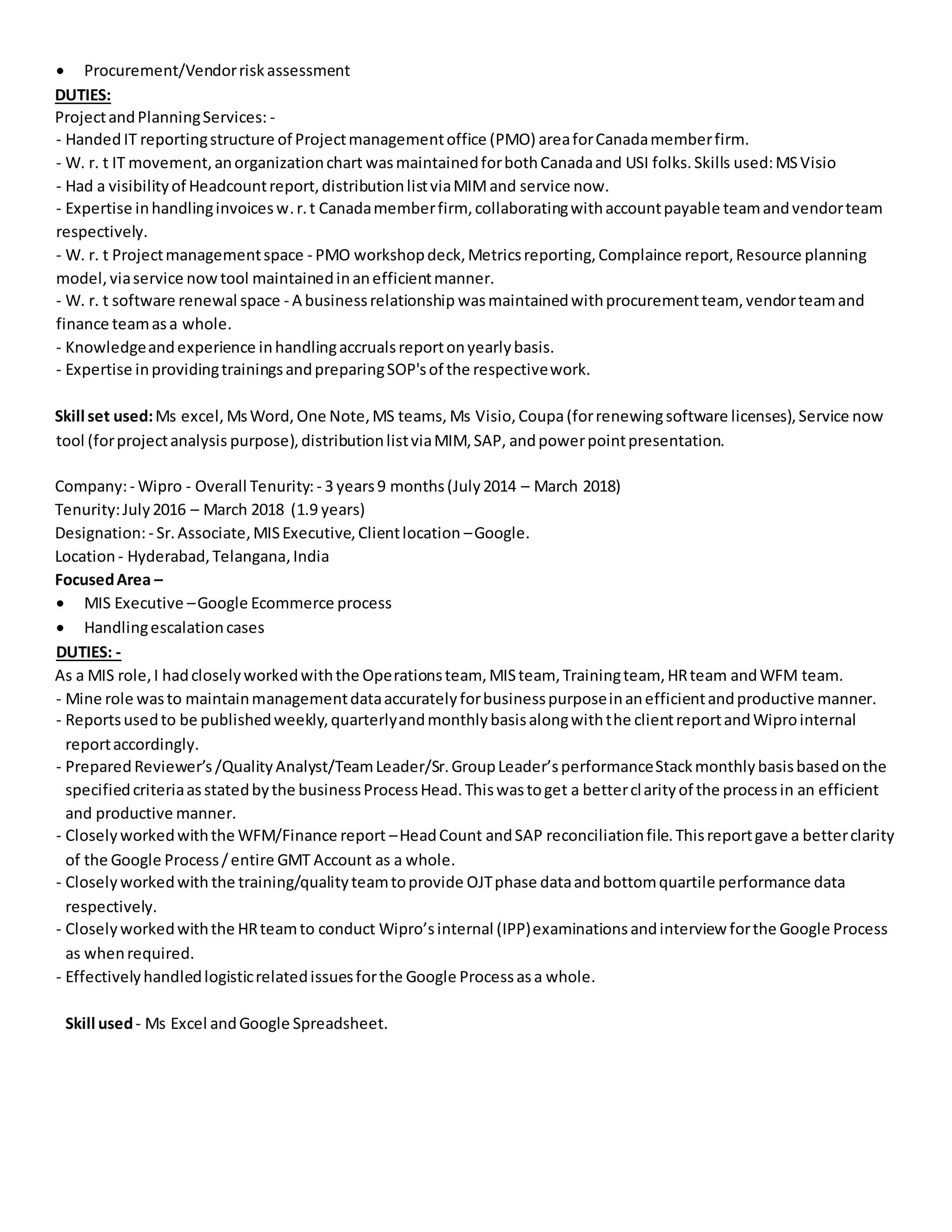 Resume - July 2020 | DOC
