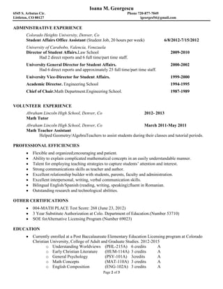 Resume june2013 | PDF
