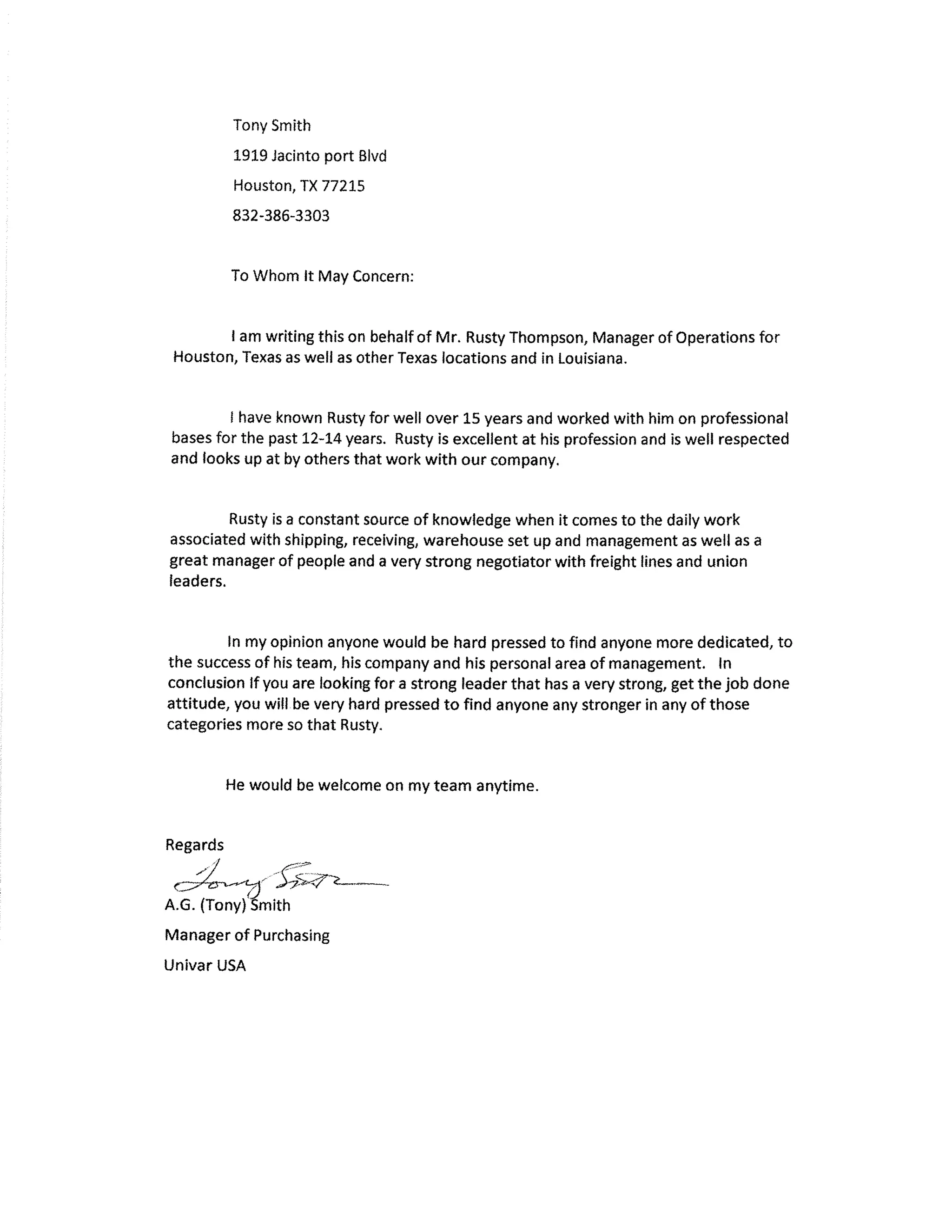 Resume letters | PDF