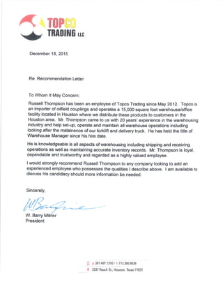 Resume letters | PDF