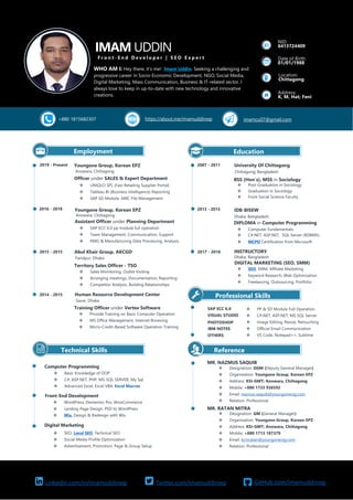 Imam Uddin - Resume of-imam-uddin | PDF