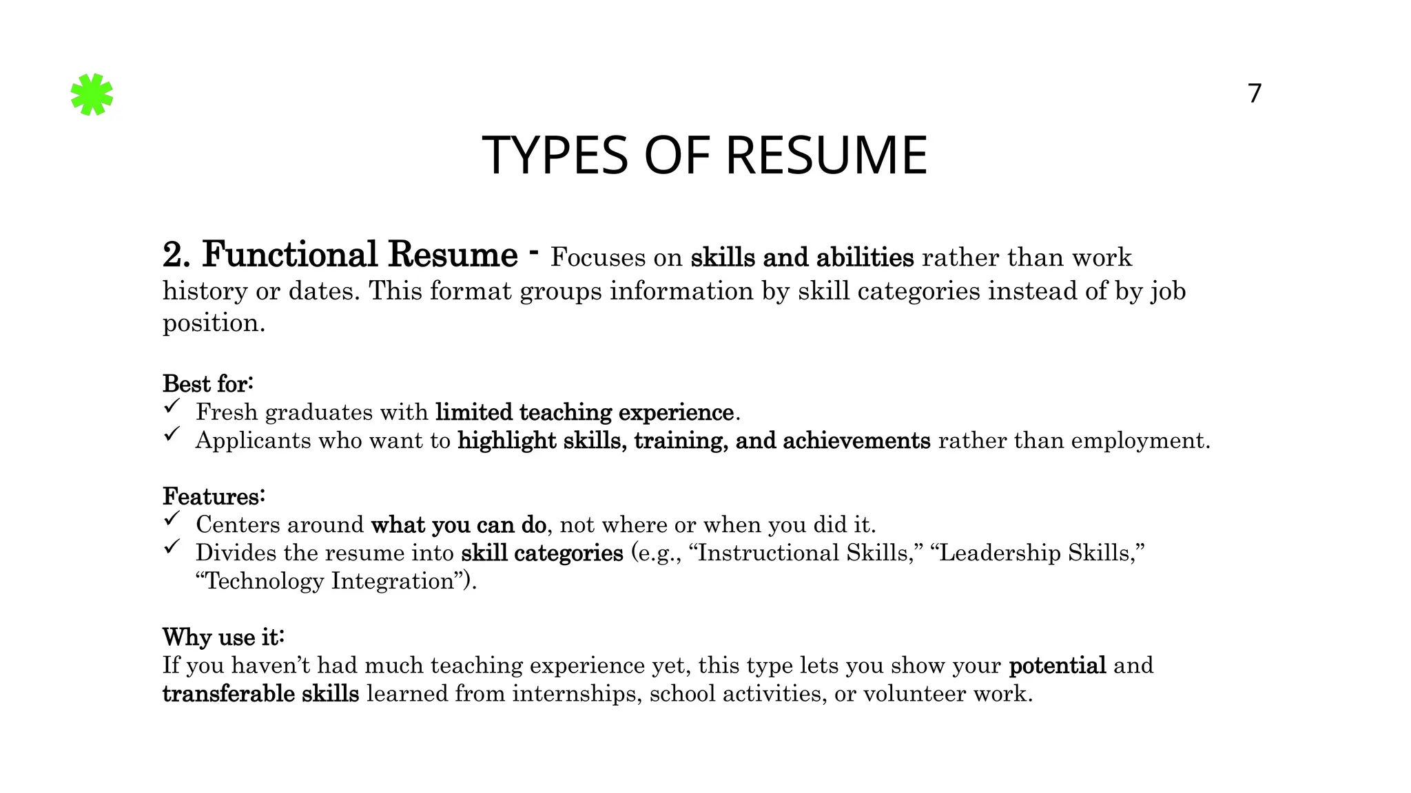 Resume-or-Curriculum-Vitae-Lecture.ppt for application x | PPTX