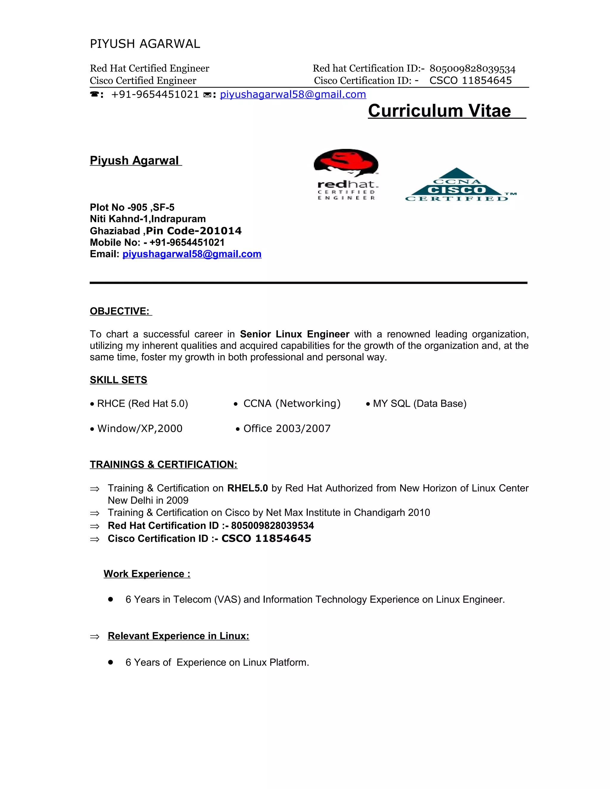 Resume piyush agarwal (1)(1) | DOC