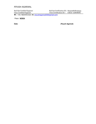 Resume piyush agarwal (1)(1) | DOC