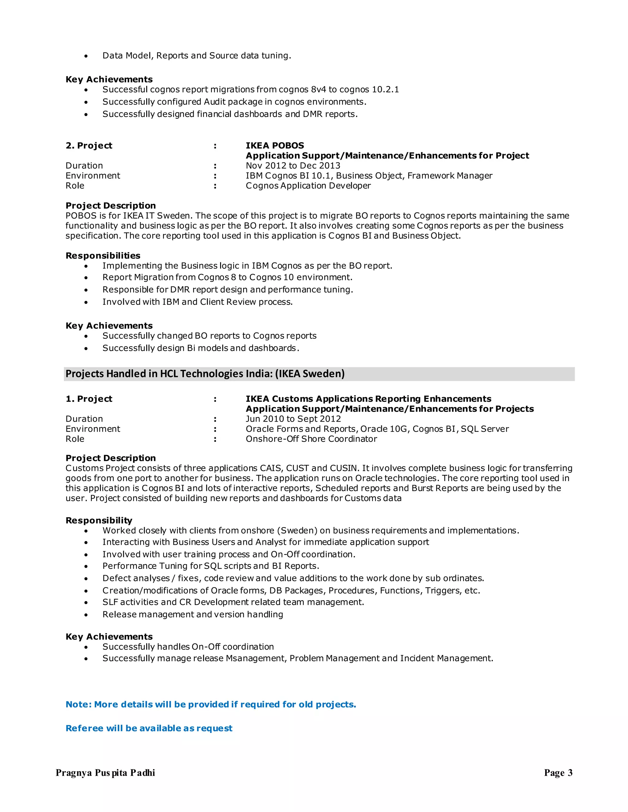 Resume pragnya puspita padhi | DOCX