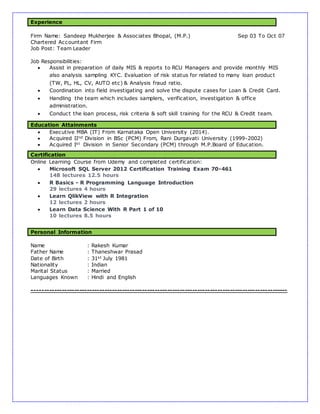Qlikview Developer | PDF