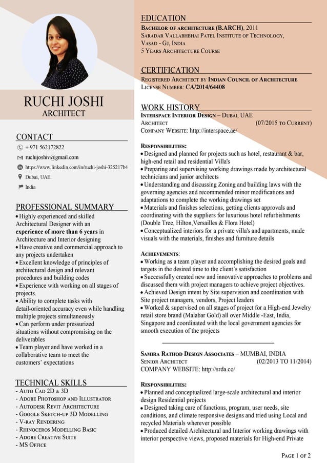 Resume - Ruchi Joshi | PDF