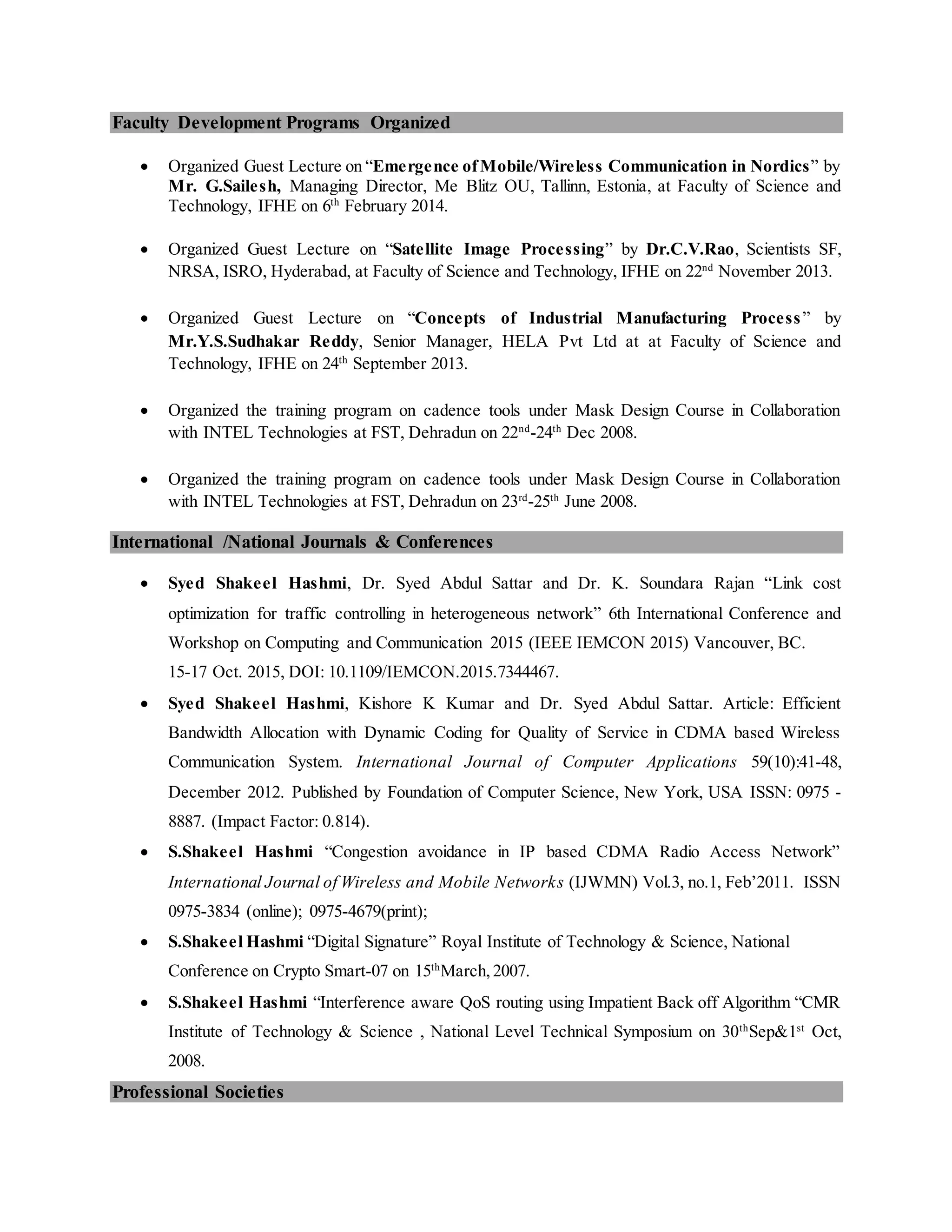 Resume shakeel hashmi | DOCX