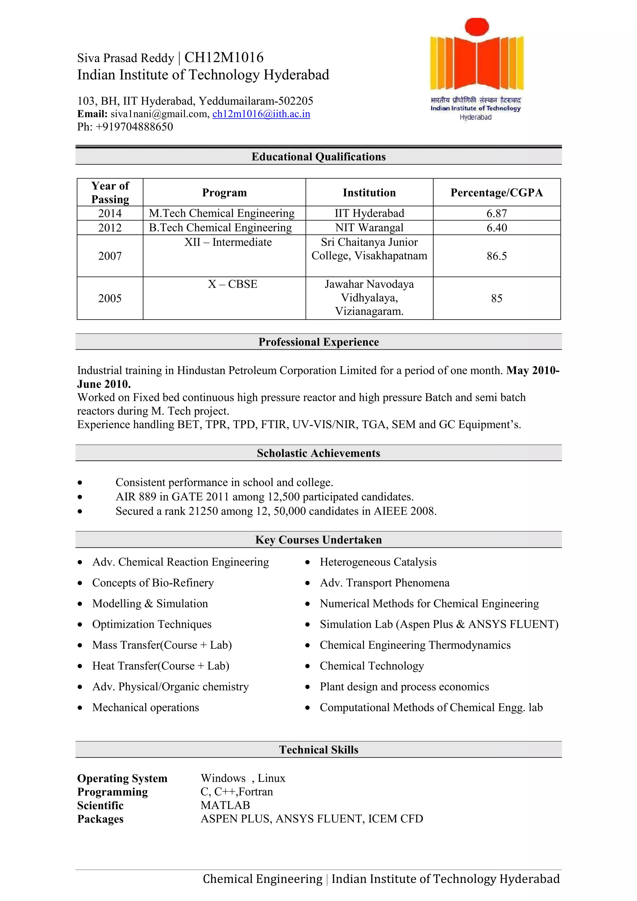 Resume siva | PDF