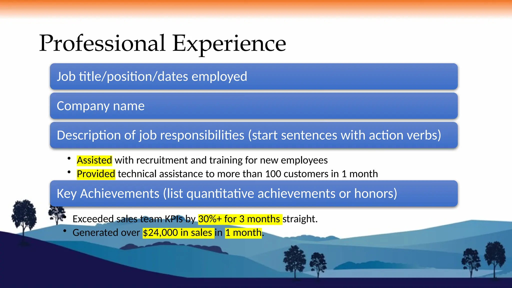 Basic skills for practical resume writing | PPT