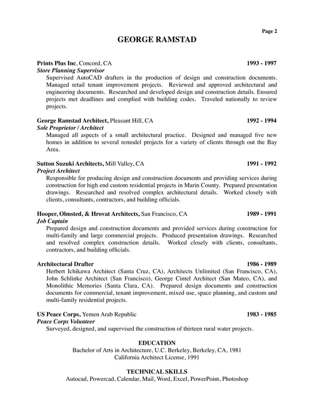 Resume 04 17-13 | PDF