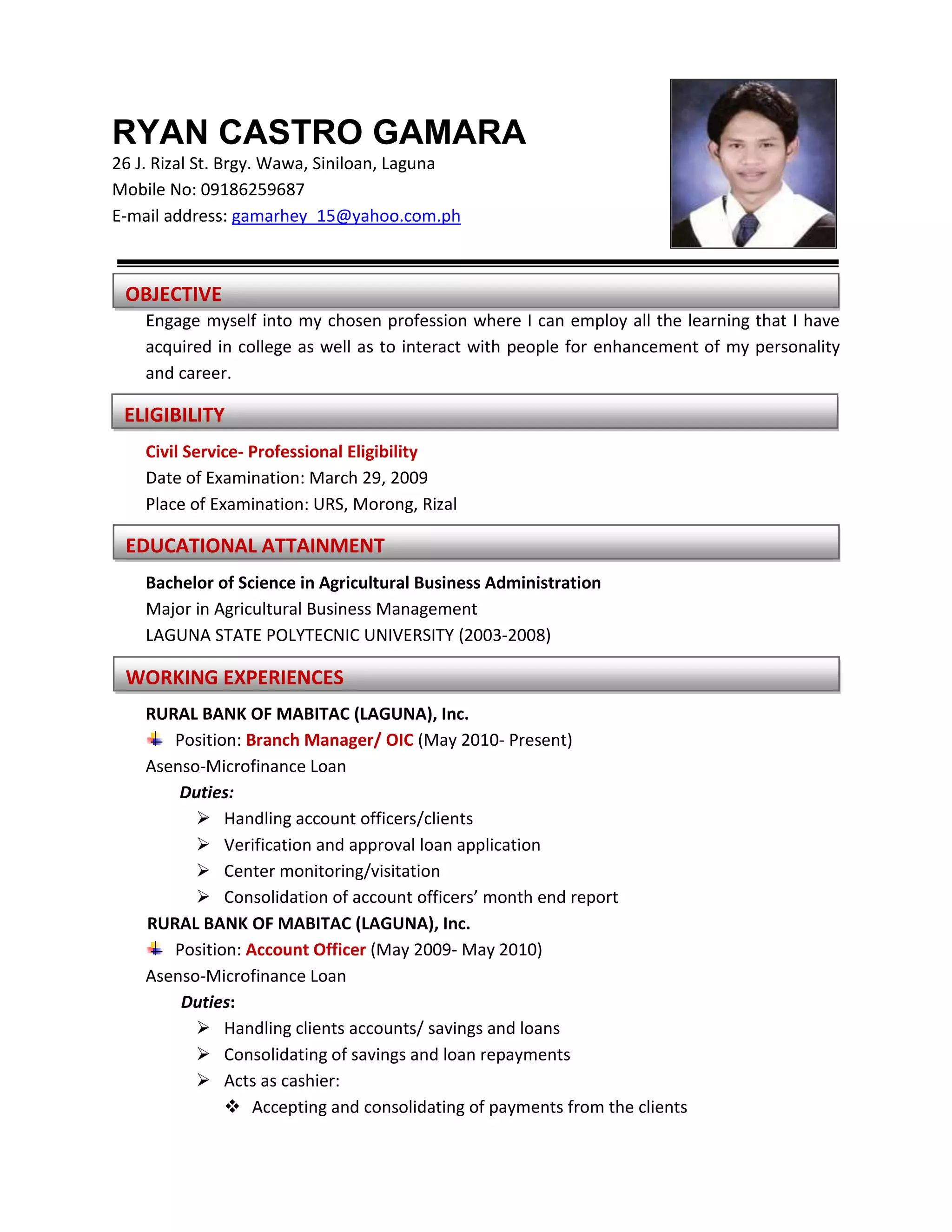 Resume1 | DOCX