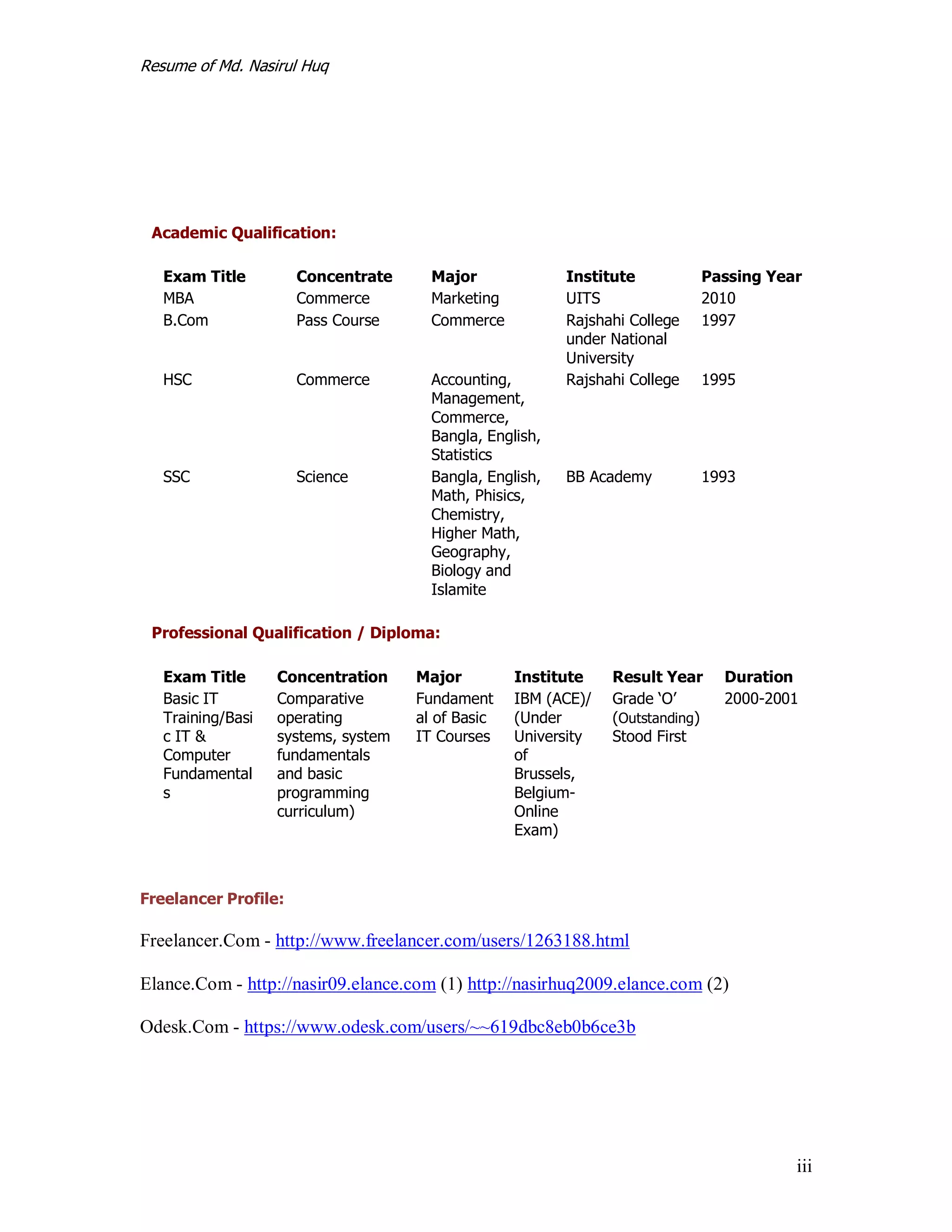 My Personal Resume | PDF