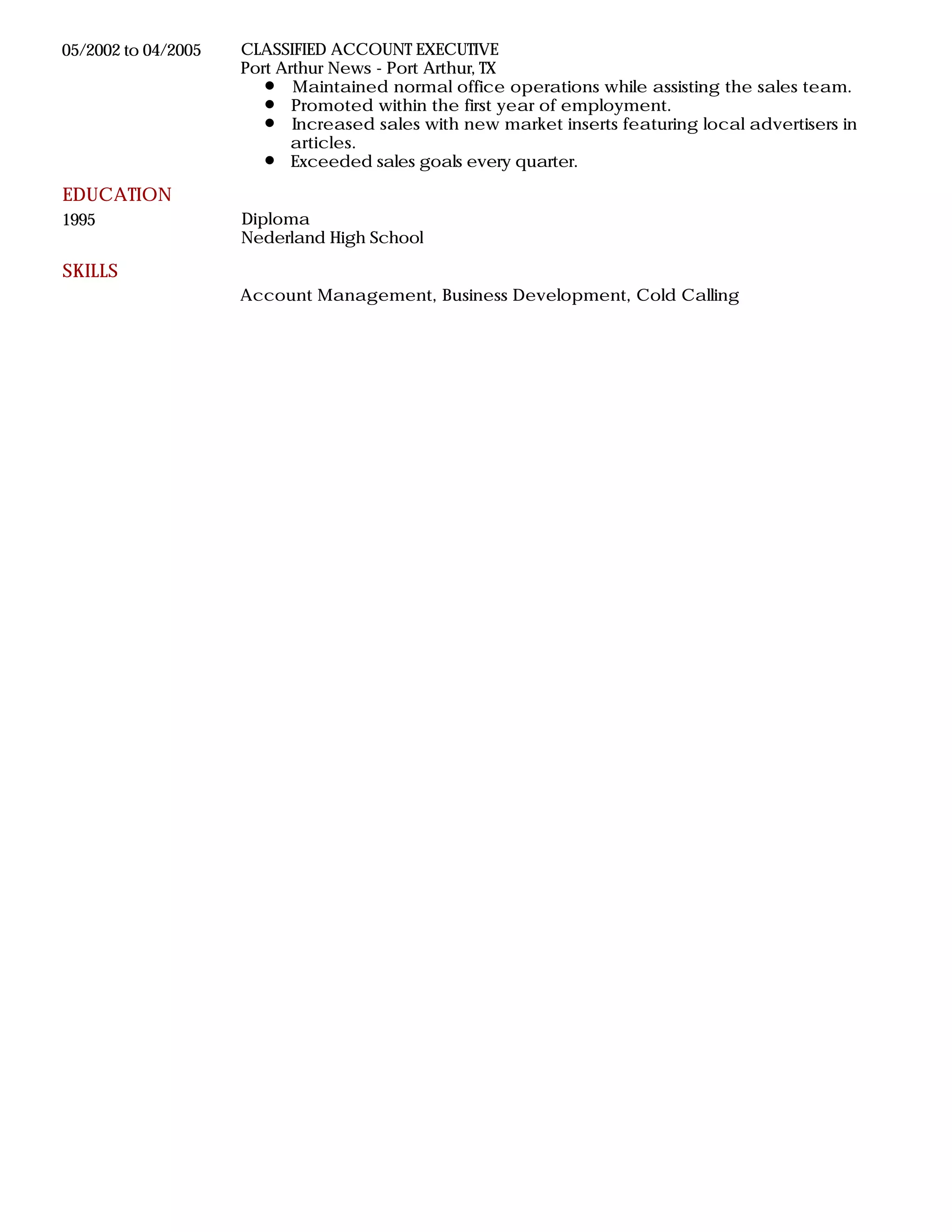 Resume 2015 | PDF