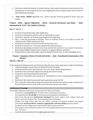 Resume (1) | DOC | Computer Software and Applications | Computing