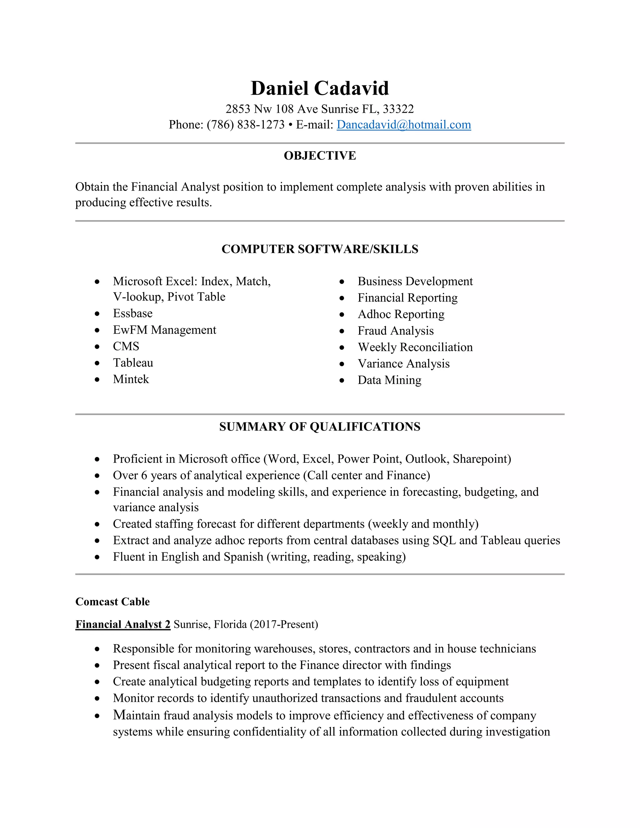 Resume | PDF