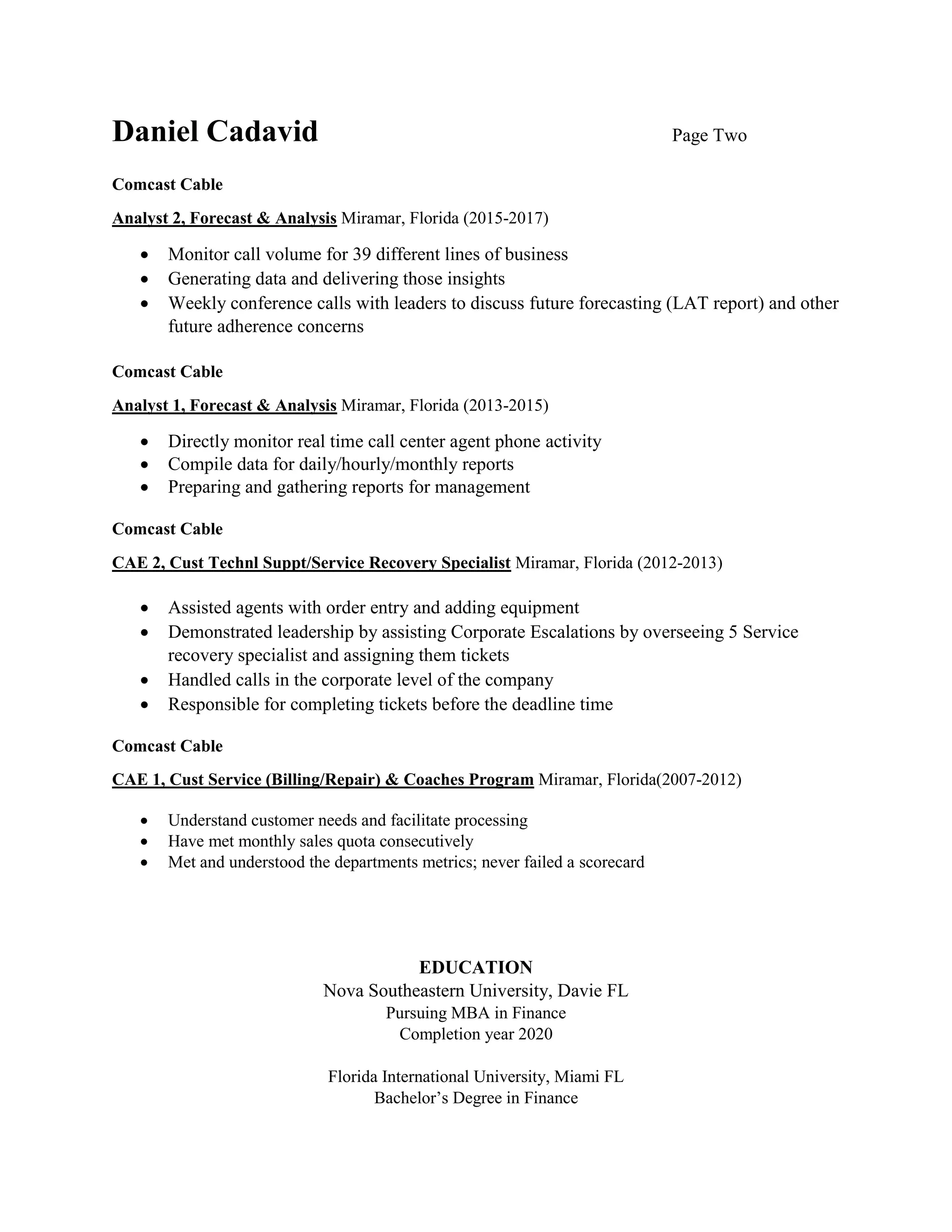 Resume | PDF
