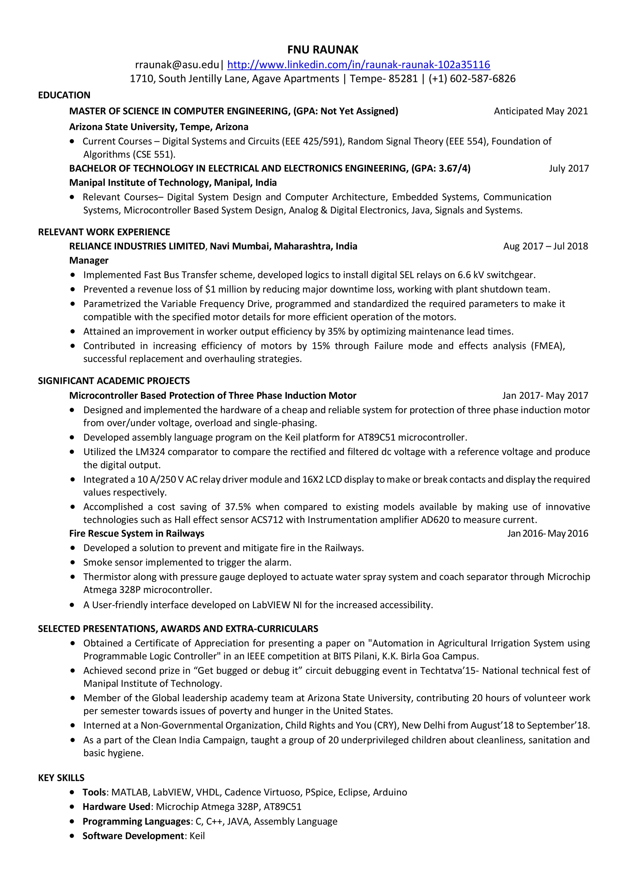Resume | PDF
