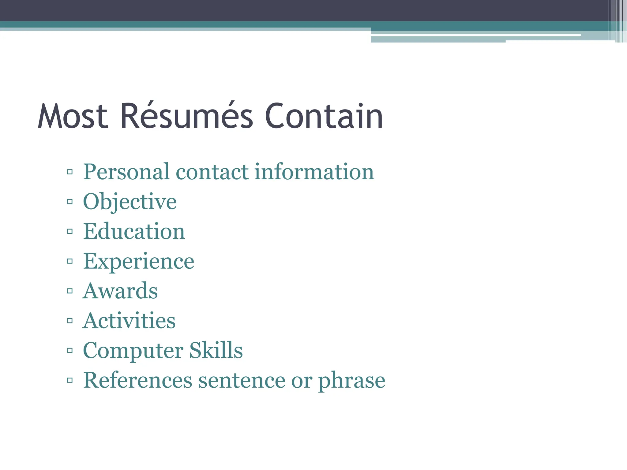 introduction to resume writing for students | PPT | Resume Writing and ...