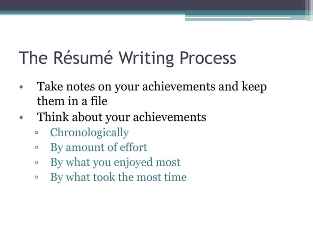 introduction to resume writing for students | PPT | Resume Writing and ...