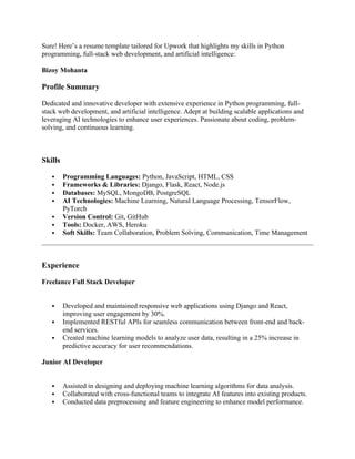 Im bizoy & its my first post on slideshare . com | PDF