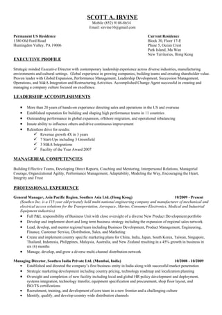 Resume- Scott Irvine | DOC