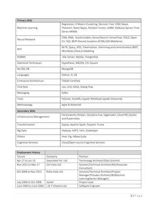 Resume | PDF