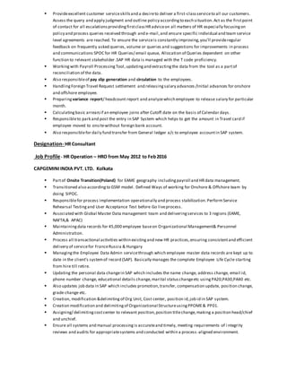 Human resources operation and payroll analyst | PDF