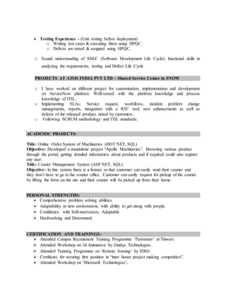 Resume | DOCX | Computer Software and Applications | Computing