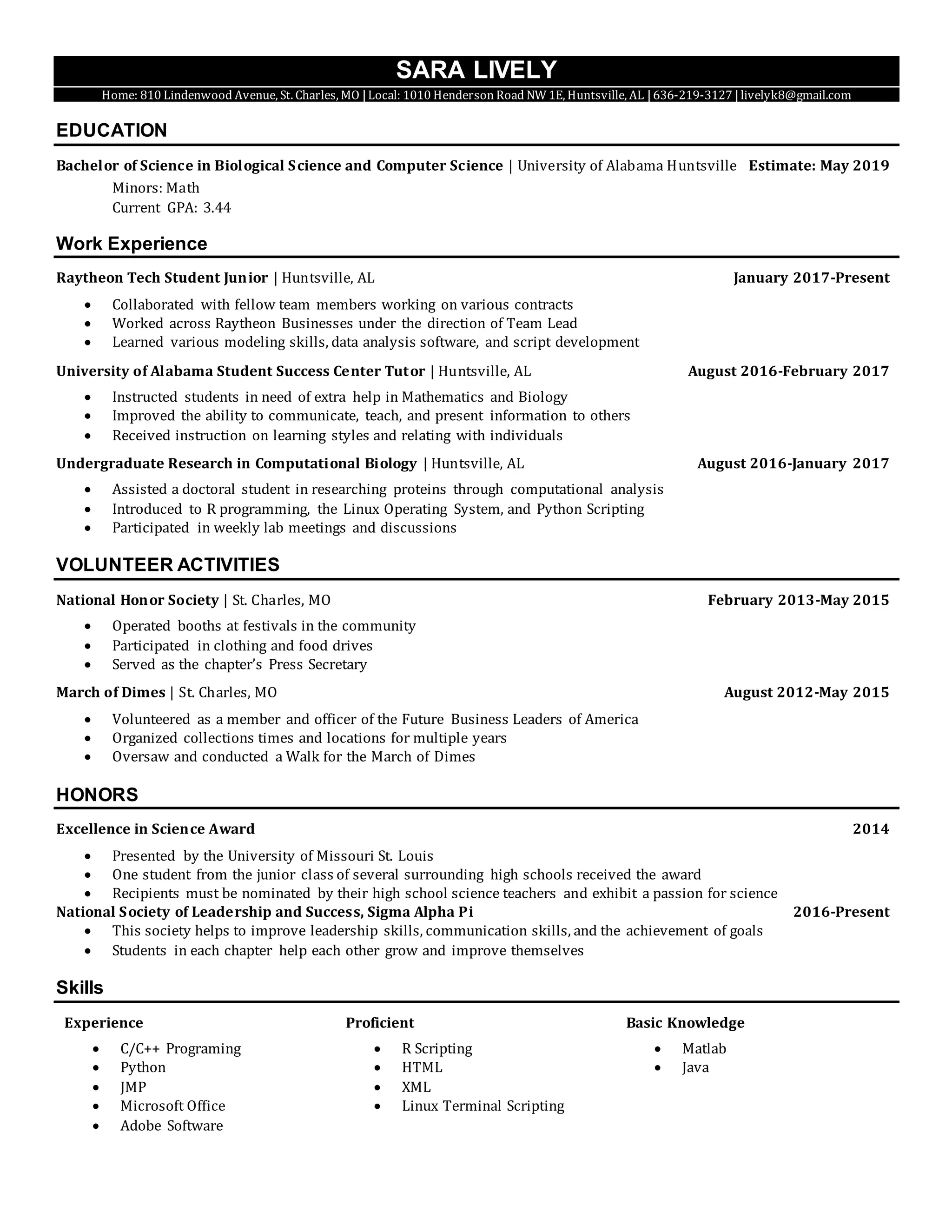 Resume | DOCX
