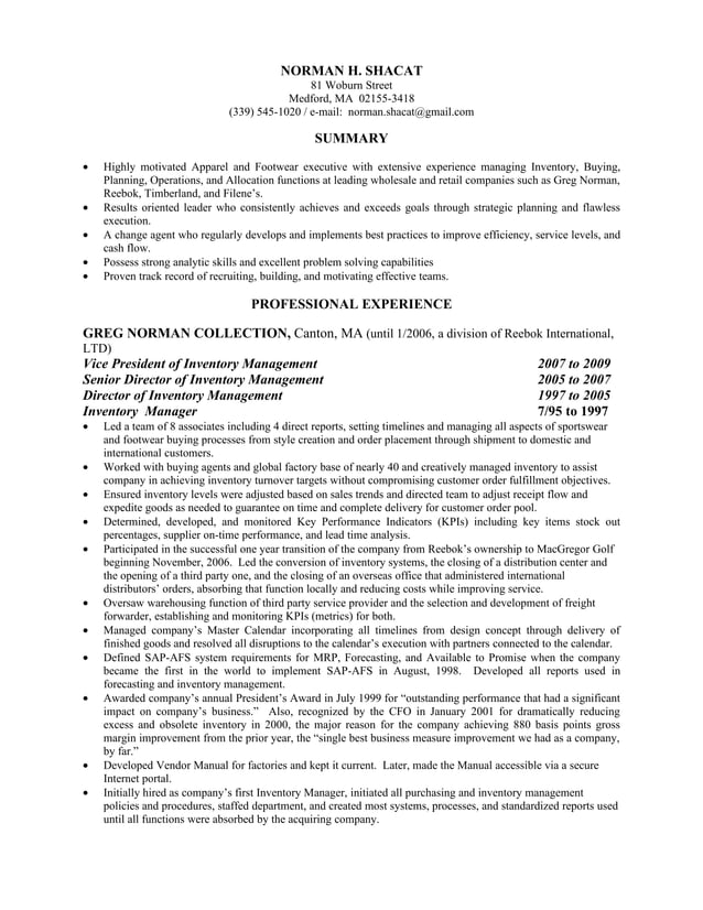 Resume 2010e | DOC