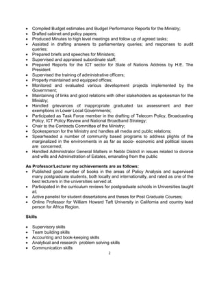 Resume 2013, prof.olwor | PDF