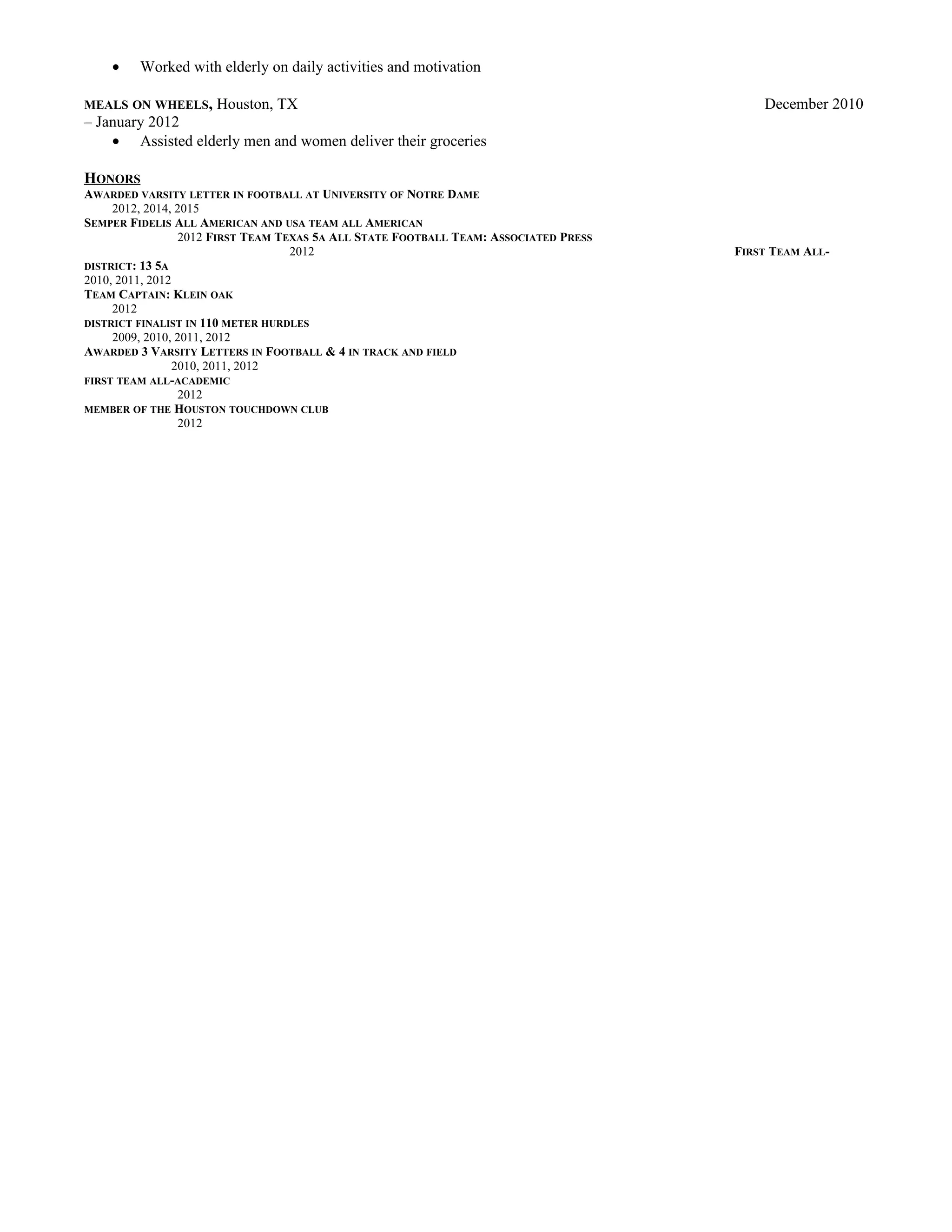 Nicky Baratti student athlete at the University of Notre Dame | DOC