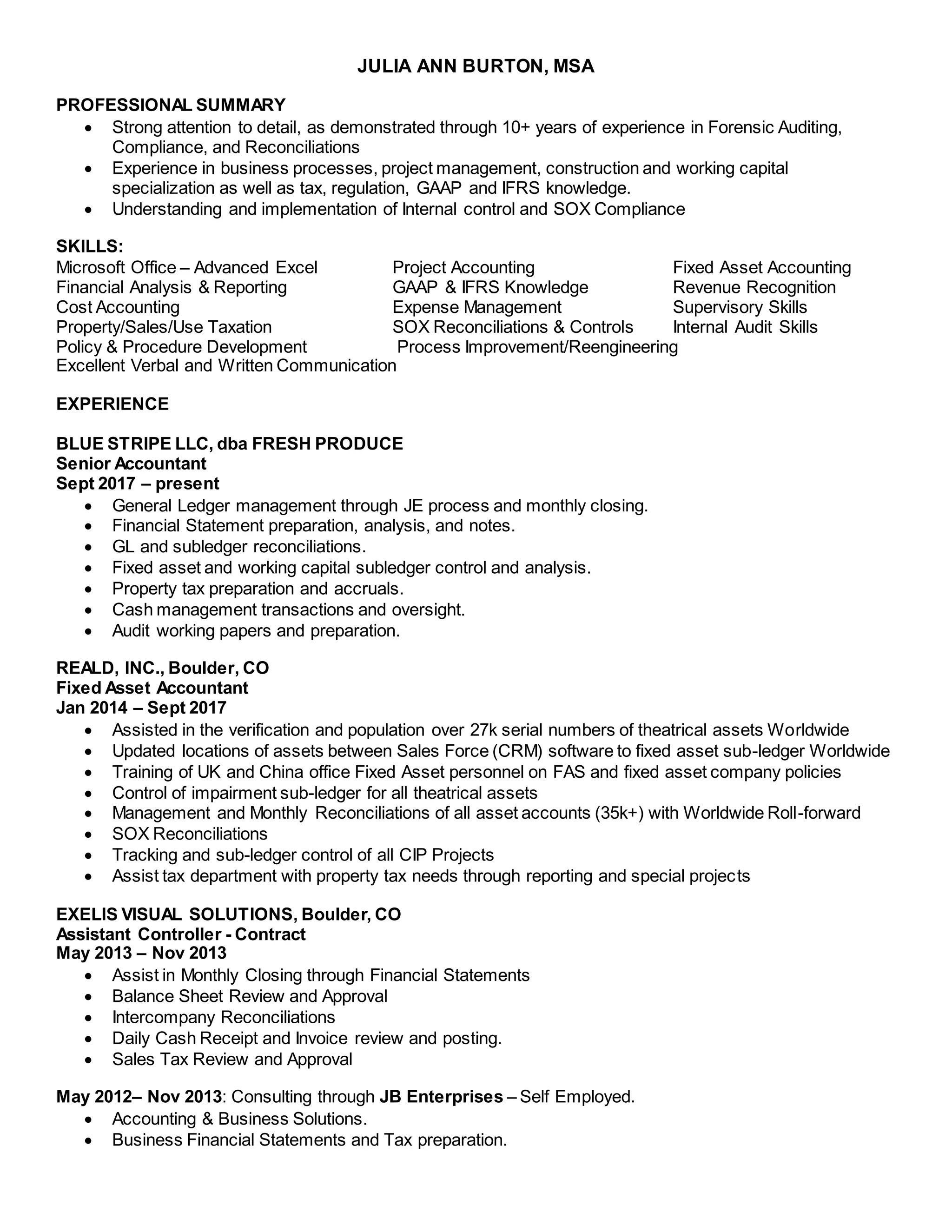 Resume 2018 | DOCX