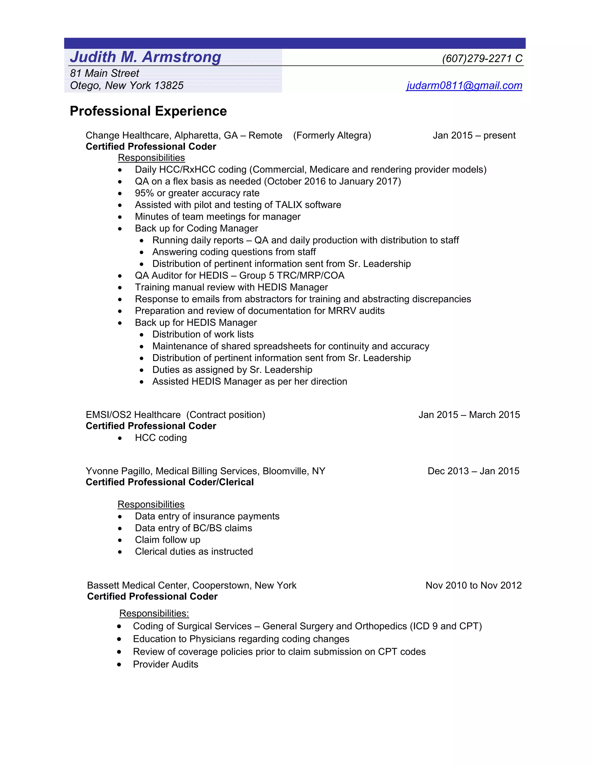 Resume 2019 | PDF