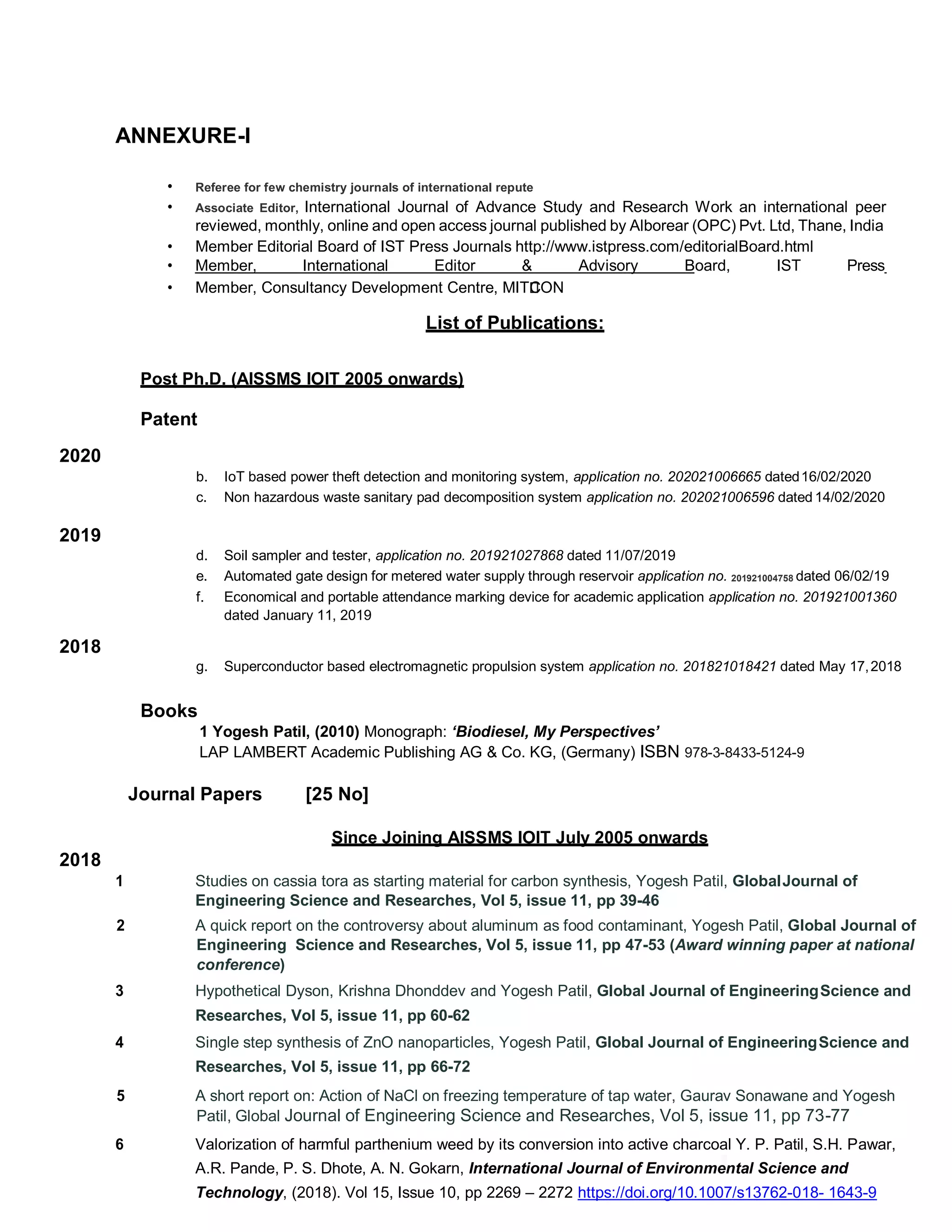 Resume 2020 | PDF
