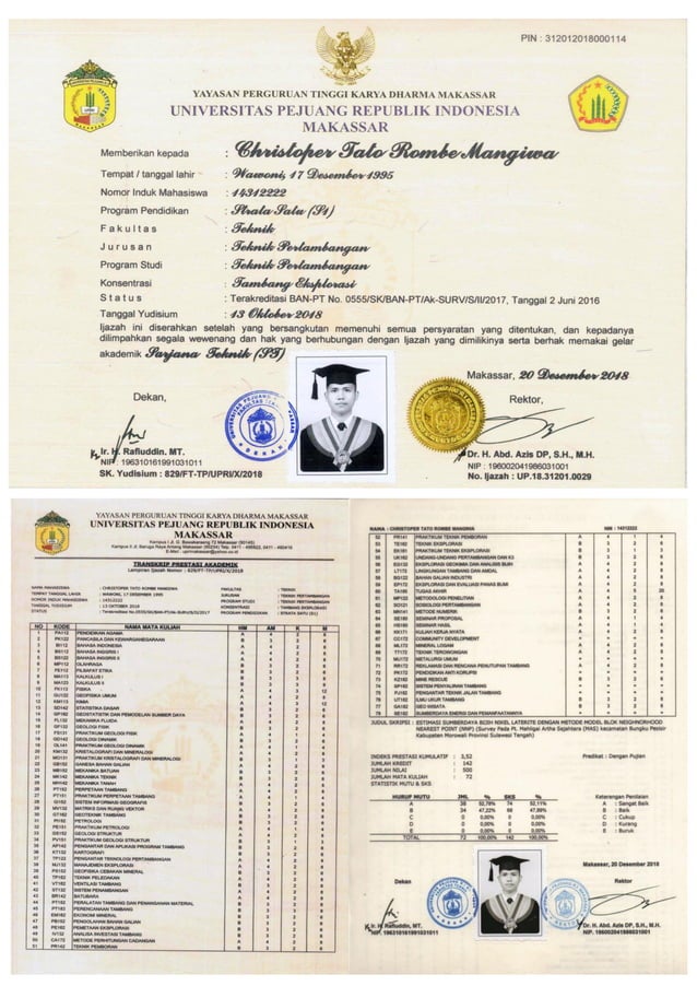 Resume 2020 - Christoper Tato Rombe Mangiwa | PDF