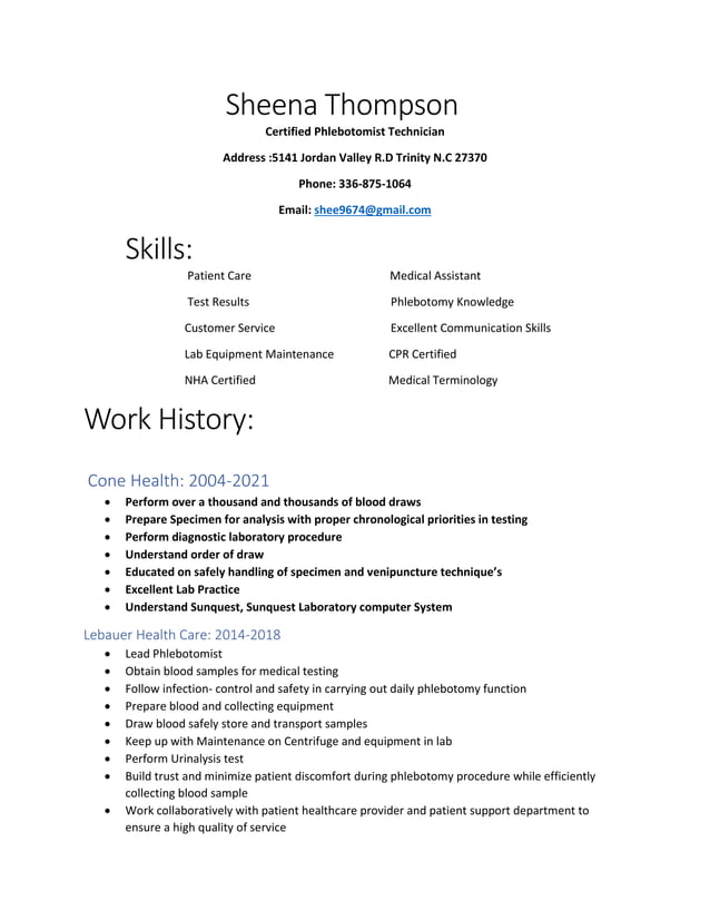 Sheena resume | PDF