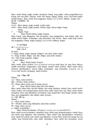 Resume 2 manajemen keuangan 1 | DOCX