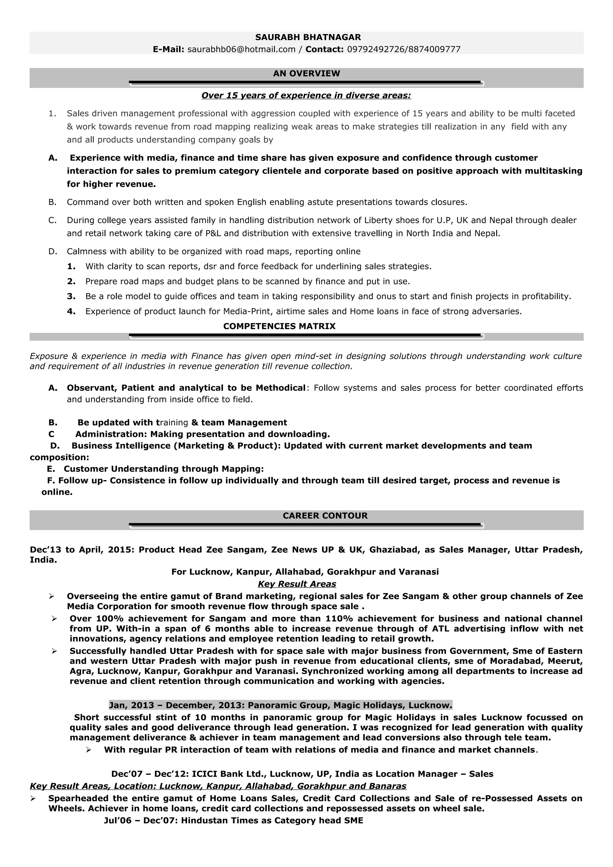 Resume 31 3-2016-saurabh_ | DOC