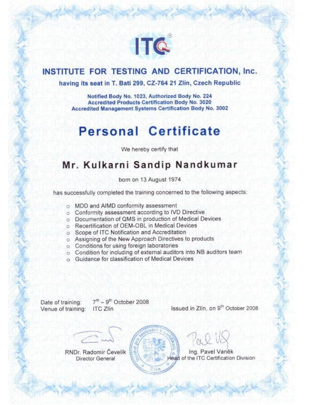 Resume Of Sandip N Kulkarni | PDF