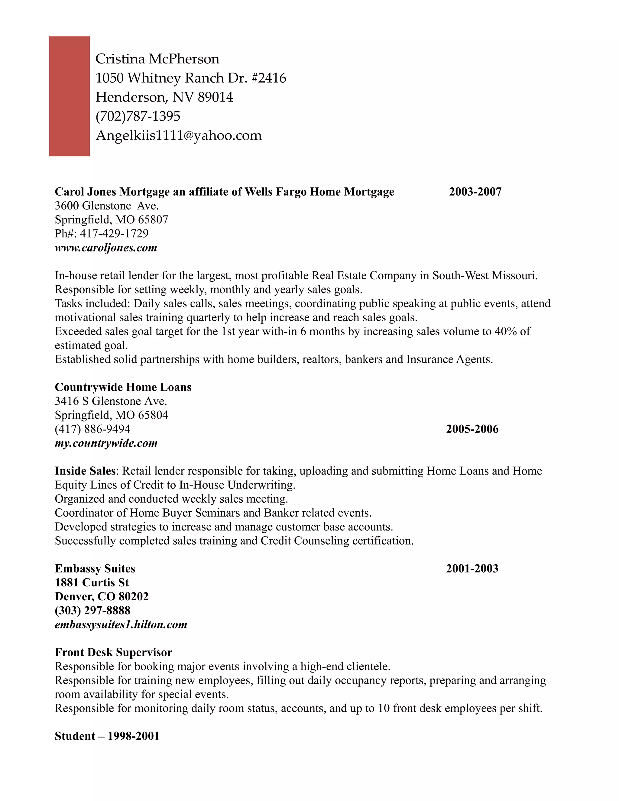 Cristina McPherson | DOC