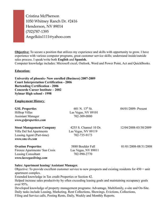 Cristina McPherson | DOC