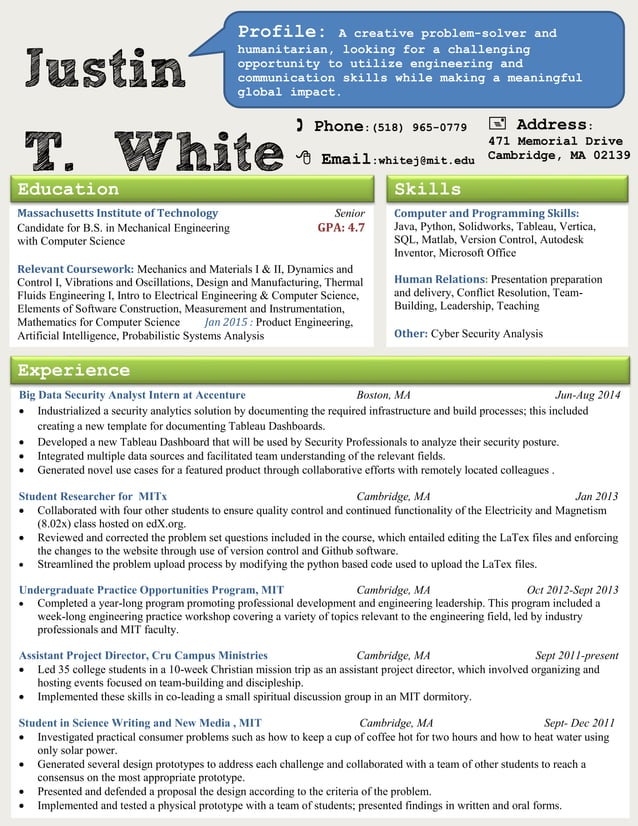 Justin White Resume | PDF | Technology & Computing