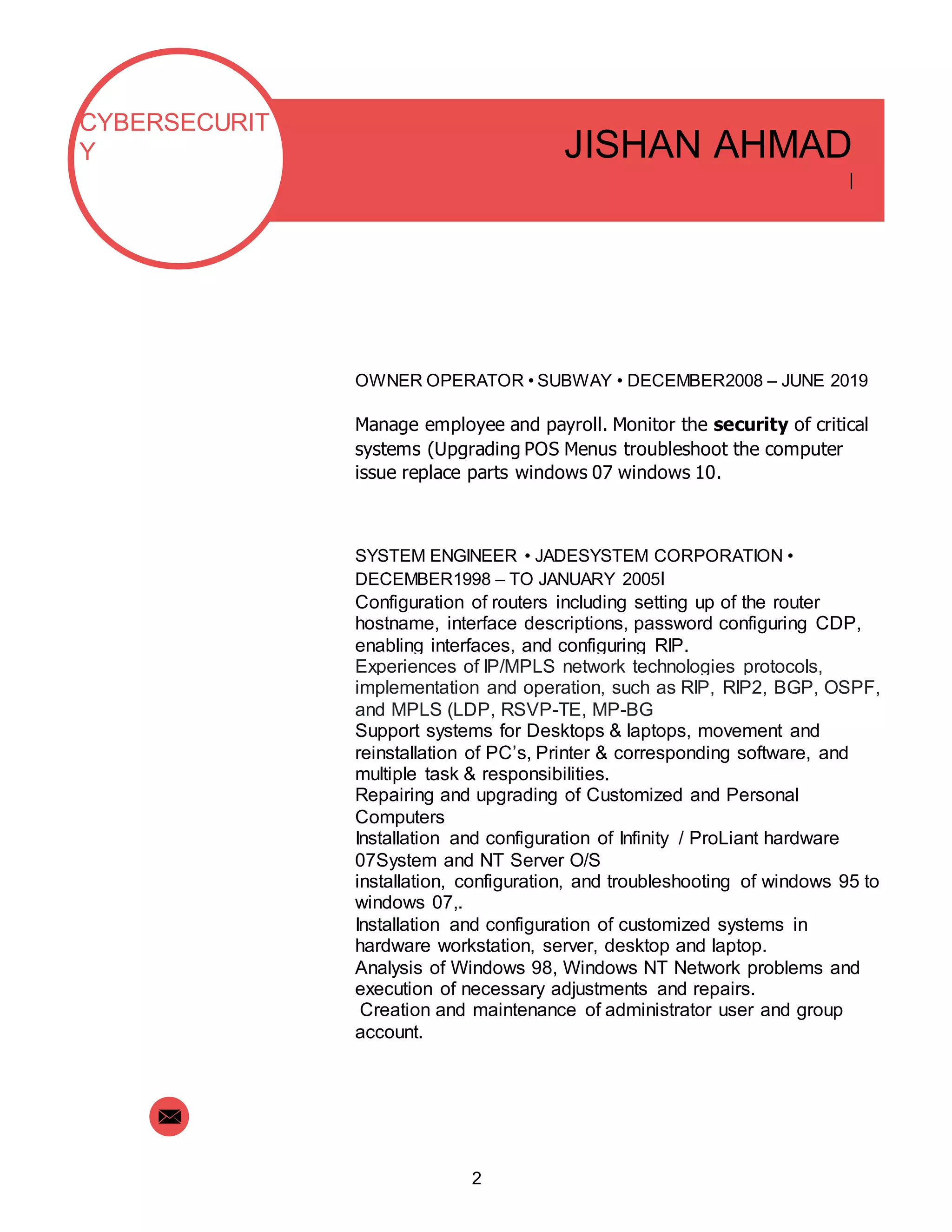 Resume a | DOCX