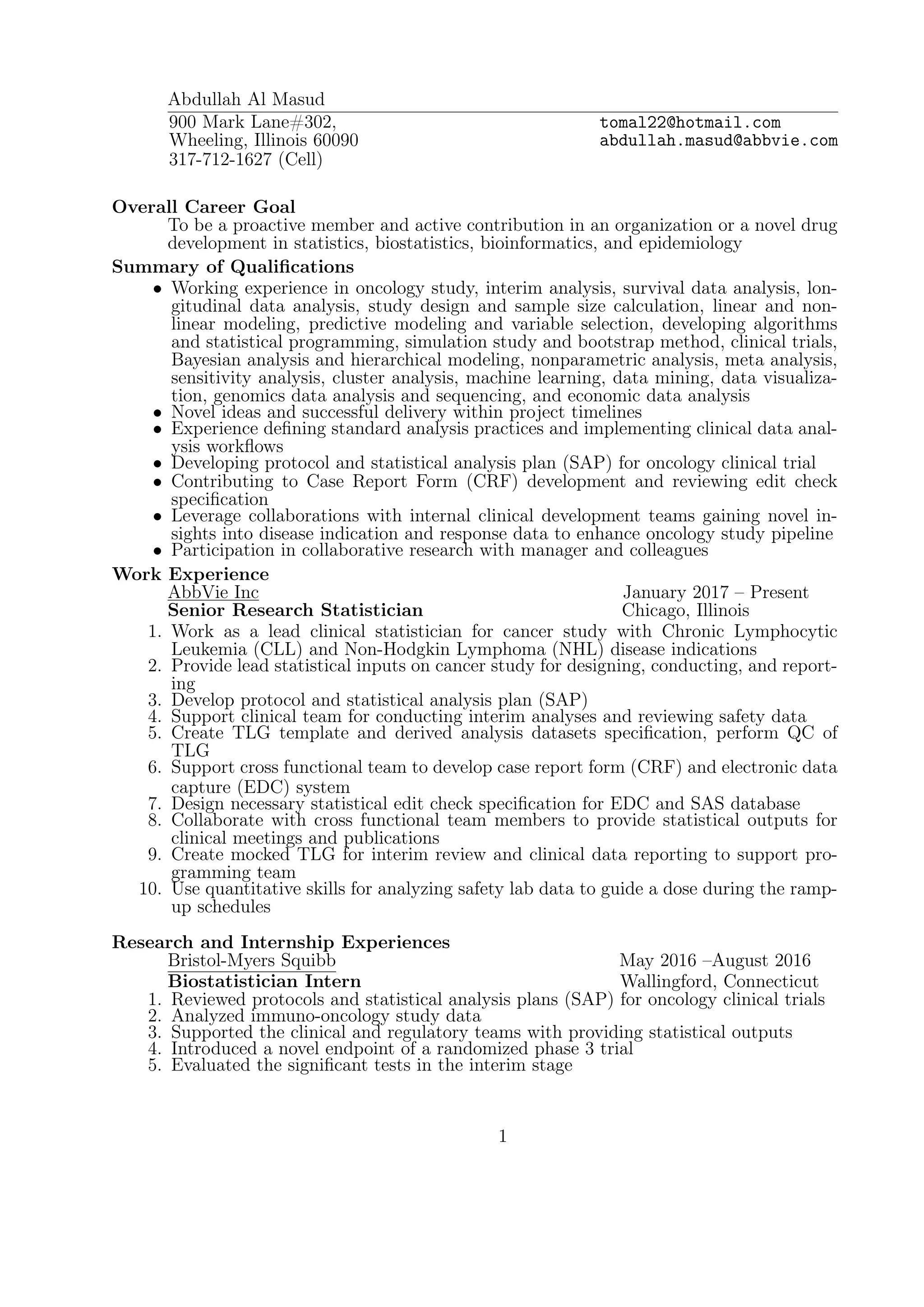 Resume abdullah masud | PDF