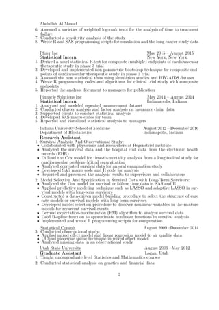 Resume abdullah masud | PDF