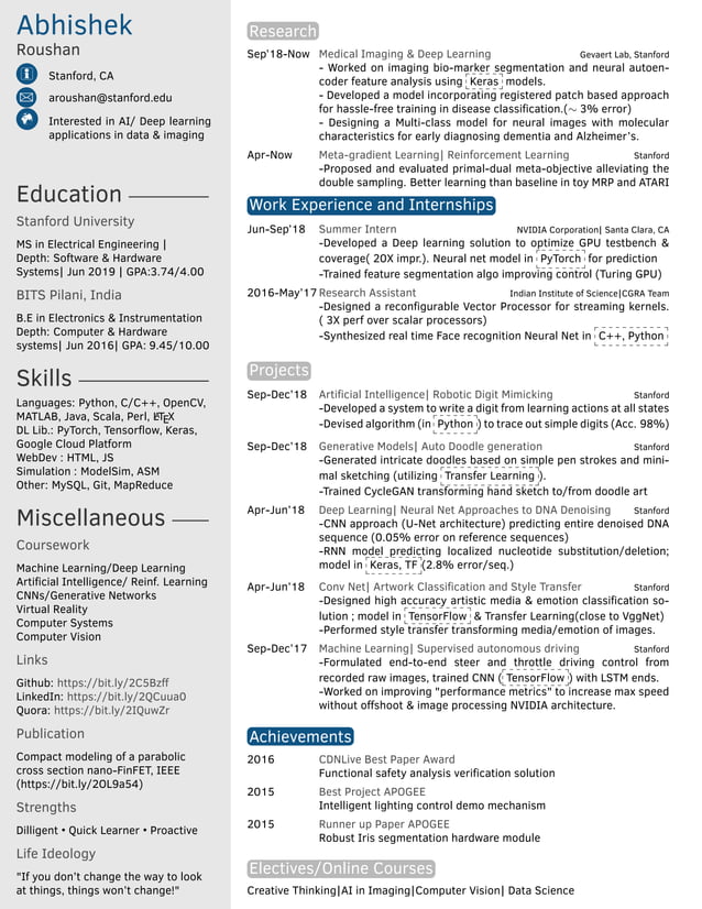 Resume abhishek | PDF | Free Download